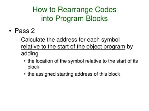 Ppt Machine Independent Assembler Features Literals Symbol Defining
