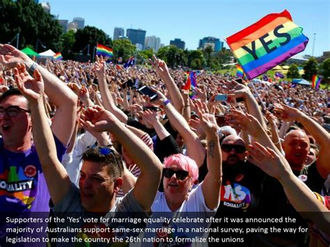 Ppt Australia Votes Yes To Same Sex Marriage Powerpoint