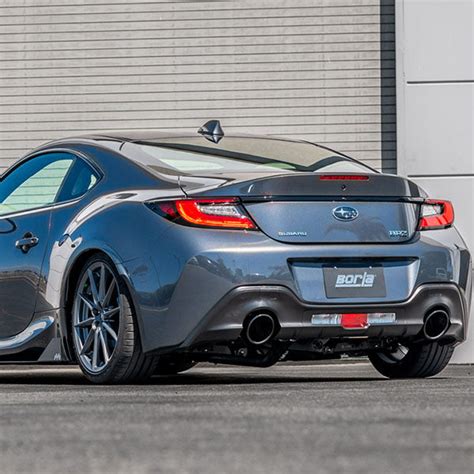 Borla S Type Catback Exhaust Black Chrome Tips 2022 Toyota Gr86