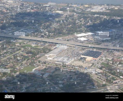 Aerial And Satellite Images 26 Hk 19 74 Hurricane Katrina Stock