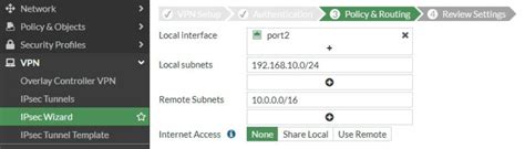 10 6 Site To Site VPN Between FortiGate On Premise And FortiGate In The