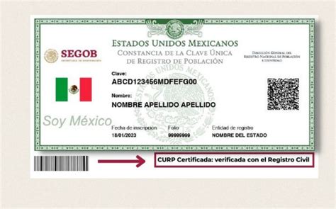 ¿qué Es La Curp Certificada Y Cómo Obtenerla En México