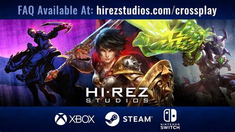Act Hi Rez Studios Anuncia Crossplay Para Smite Nintenderos