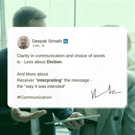 Deepak Srinath Posted On Linkedin