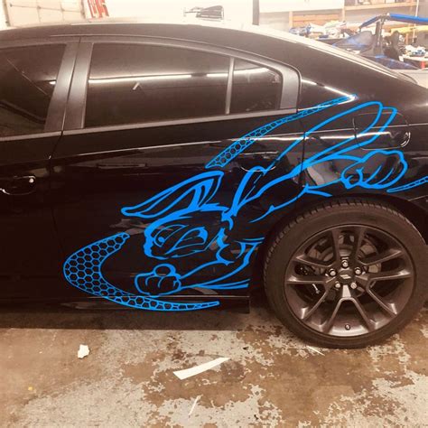 Bumble Bee Angry Bee Decal Kit For 2015 2020 Dodge Challenger Charger