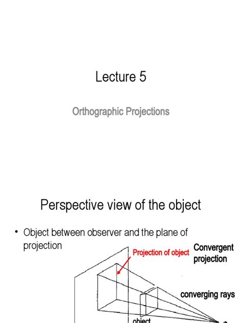 Orthographic Projections Explained Pdf Cartesian Coordinate System