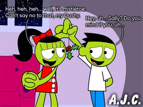Dash Sally And The Mistletoe By Ajc Artworks On Deviantart