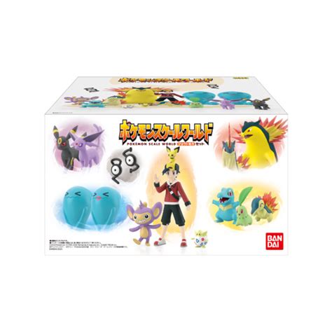 Pokemon Scale World Johto Region Set Candy Toy Nin Nin