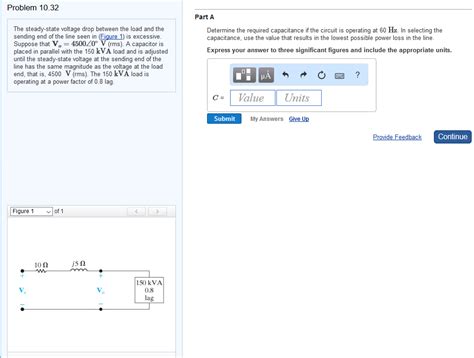 solved the steady state voltage drop between the load and