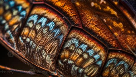 Butterfly Wing Pattern Close Up