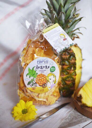 Ананасовые чипсы "Ananas", 35 гр.
