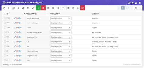 how to save load filter profile on woocommerce bulk product editing