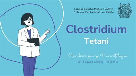 Clostridium Tetani Diapositivas Caracteristicas Etiología