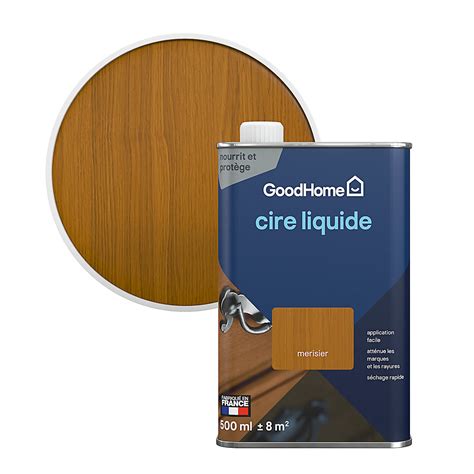 Cire Liquide Goodhome Pour Meubles Merisier 500ml