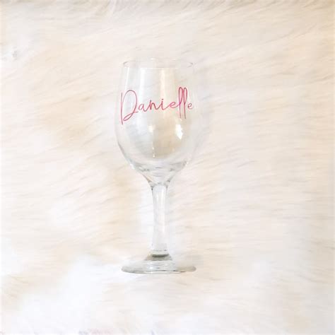 Personalized Wine Glasses Etsy