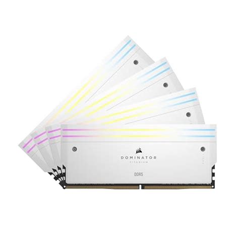 Corsair Dominator Titanium Rgb 64gb 4x16gb Ddr5 6000mhz White Ram
