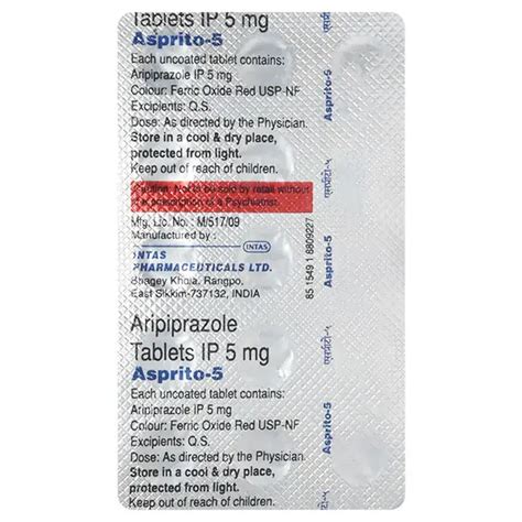 Asprito 5 Tablet View Usage Side Effects Price And Subtitute Egmedi