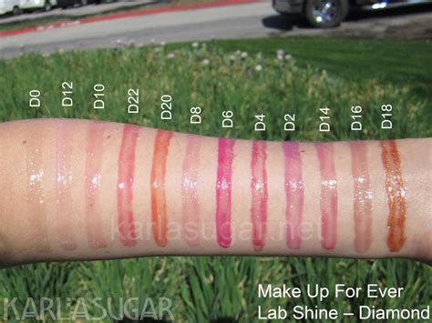Make Up Forever Lab Shine Diamond Collection Lipgloss D20