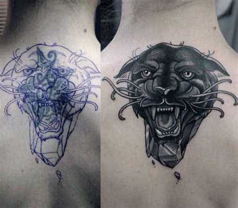 Black Panther Back Tattoos
