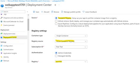 How To Create A Azure App Service With A Private Azure Container