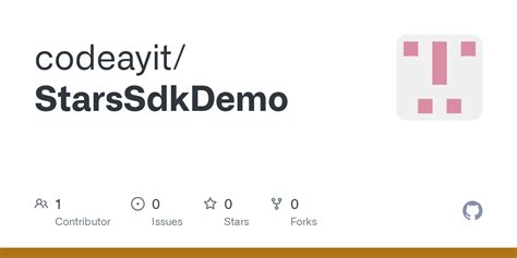 github codeayit starssdkdemo