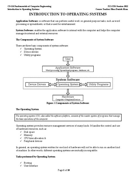 Introduction To Operating Systems | PDF | Operating System | Booting