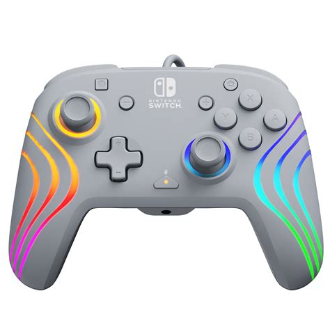 Nintendo Switch Grey Afterglow Wave Wired Controller Pdp Pdp Gaming