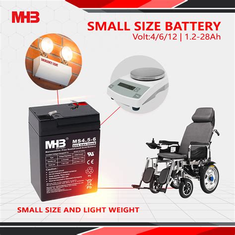 Odm Mhb Factory Ms Blei Säure 6v 1 2ah Usv Batterie Für Notstromsysteme