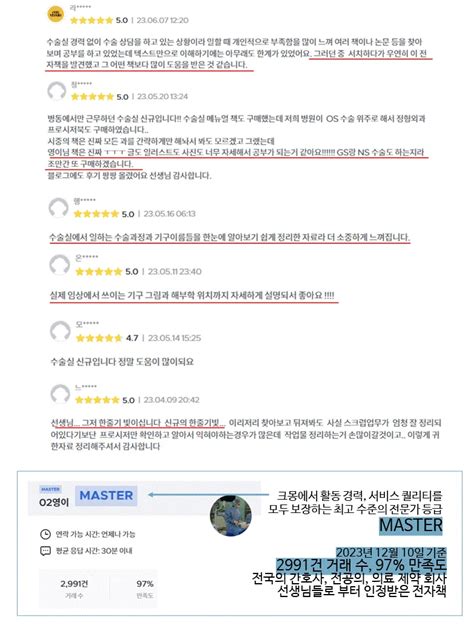 정형외과 수술 프로시저북 크몽