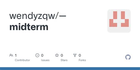 GitHub Wendyzqw Midterm