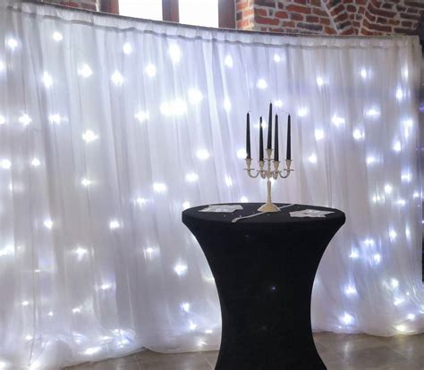 Rideau Lumineux LED Blanc Froid Ou Chaud 4X3m