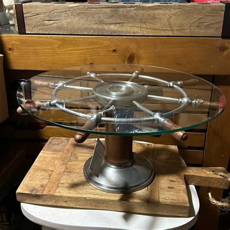 Pottery Barn Kitchen Pottery Barn Ships Wheel Lazy Susan Wt Poshmark