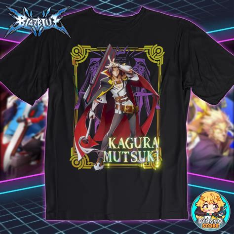 Kagura Mutsuki Blazblue Polera Holográfica