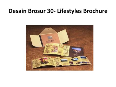 Desain Brosur Unik Menarik Cantik Bagi Media Pptx