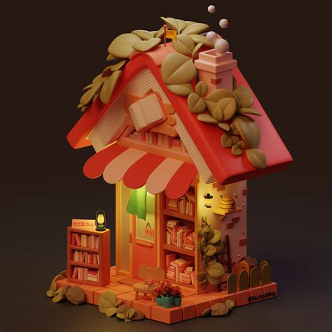 The Bookstore Finished Projects Blender Artists Community