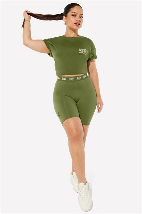 Major Label Shaping High Waist Logo Short Fabletics