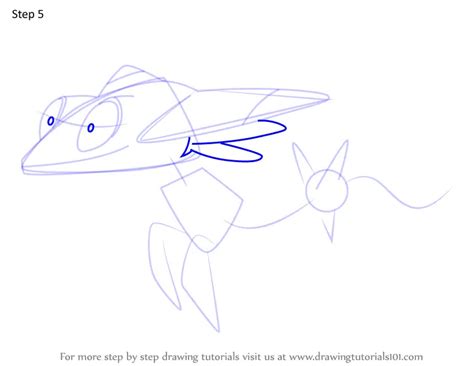 How To Draw Dreepy From Pokemon Pokemon Step By Step