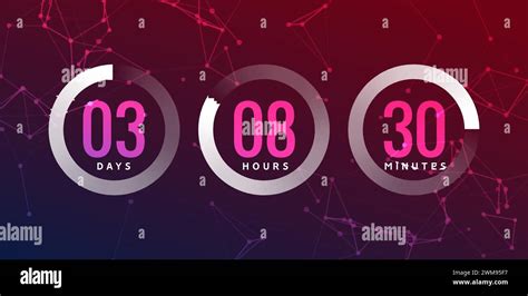 Time Countdown Clock Timer Circle Number Stopwatch Vector Count