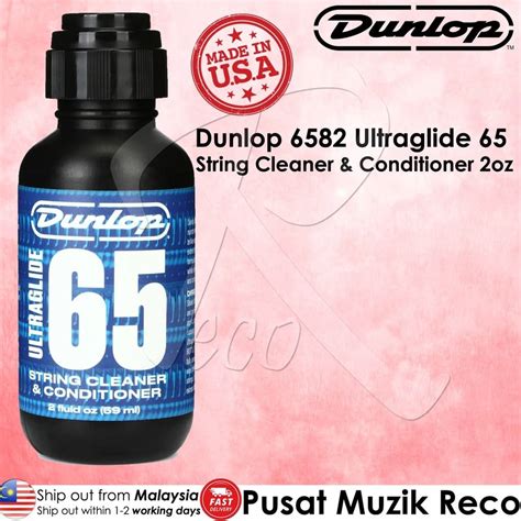 Jim Dunlop 6582 Ultra Glide 65 String Cleaner 2oz Reco Music Malaysia