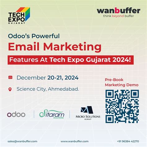 Boost Your Email Marketing With Odoo At Tech Expo Gujarat Wan Buffer Services Odoo Partner