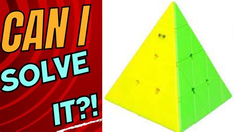 Solving The MASTER Pyraminx With NO HELP YouTube