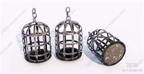 现代老旧铁笼su模型下载【id1137561791】知末su模型网