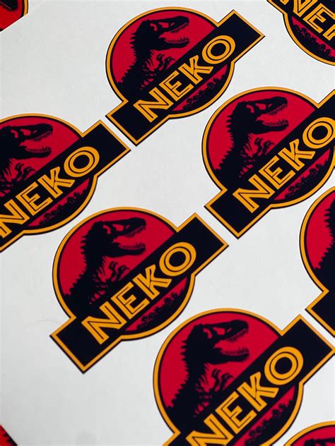 Jurassic World Stickers Set Of 12 Stickers Set Of Jurassic Park Themed