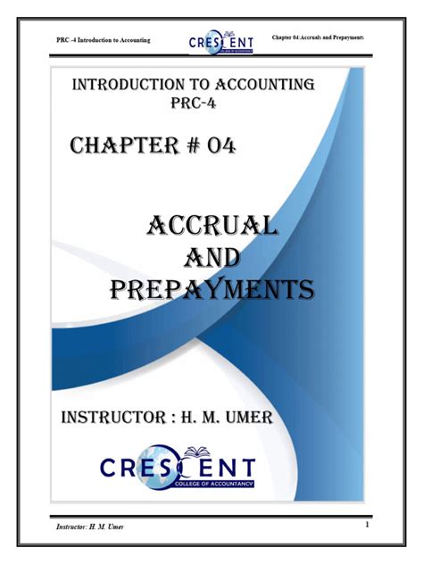 Accruals And Prepayments Pdf Debits And Credits Deferral