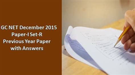 Practice Ugc Net December 2015 Paper I Set R Previous Year Paper With Answers