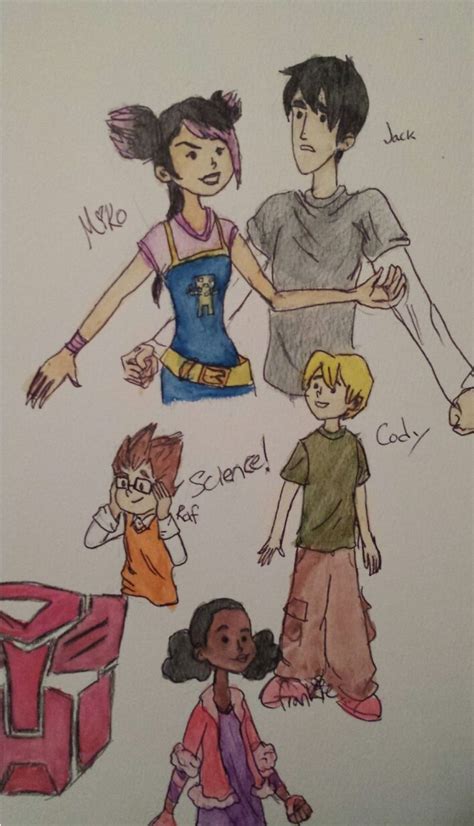 Miko Jack Raf Frankie Cody Transformers Comic Transformers Characters Transformers Art