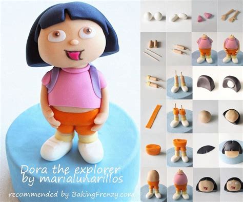 Dora Fondant Figure