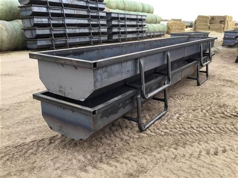3 W Livestock Steel Feed Bunks Agriculture Bigiron