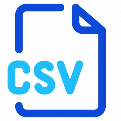 Csv Tabulated Excel Data Format File Icon Download On Iconfinder