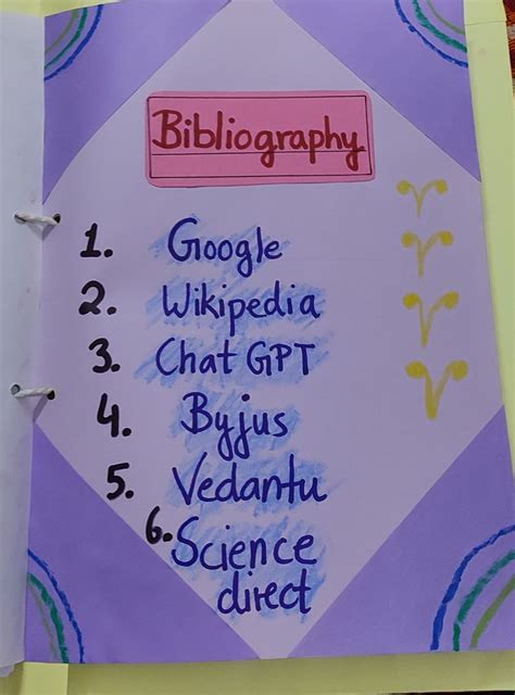 Bibliography Ideas Cool Lettering Project Cover Page Cover Pages